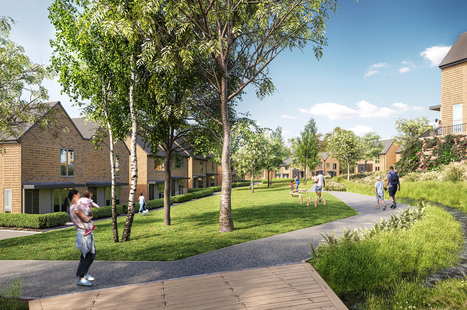 Plans for new sustainable community with acres of green space in ...